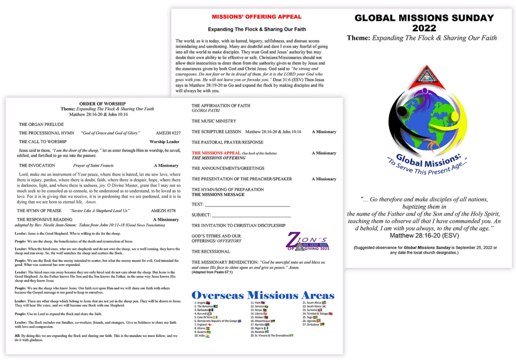 Global Missions Sunday - The A.M.E. Zion Church